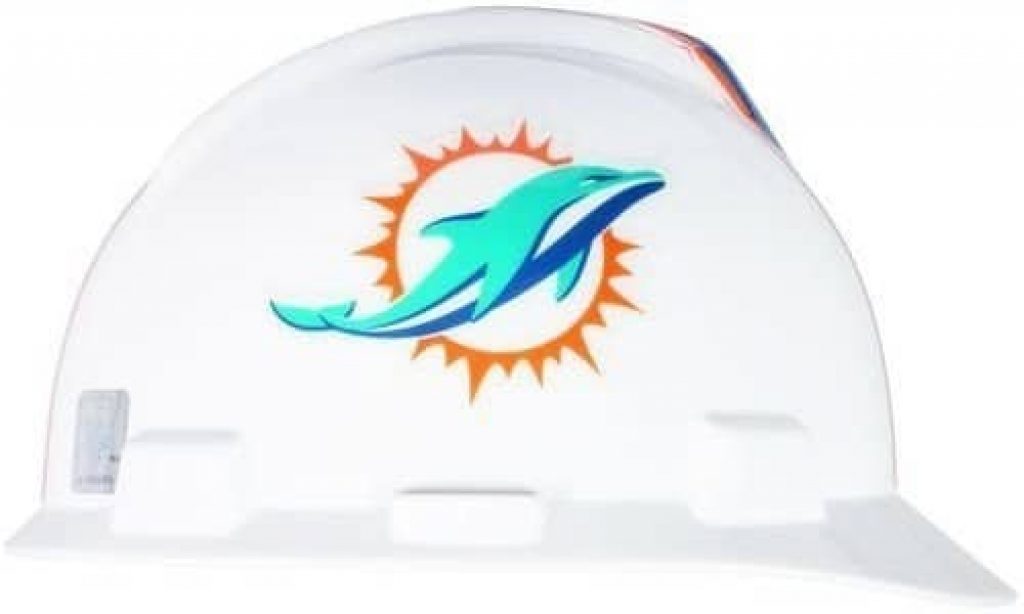 Safety Works NFL Hard Hat, Miami Dolphins | Sports Hard Hats