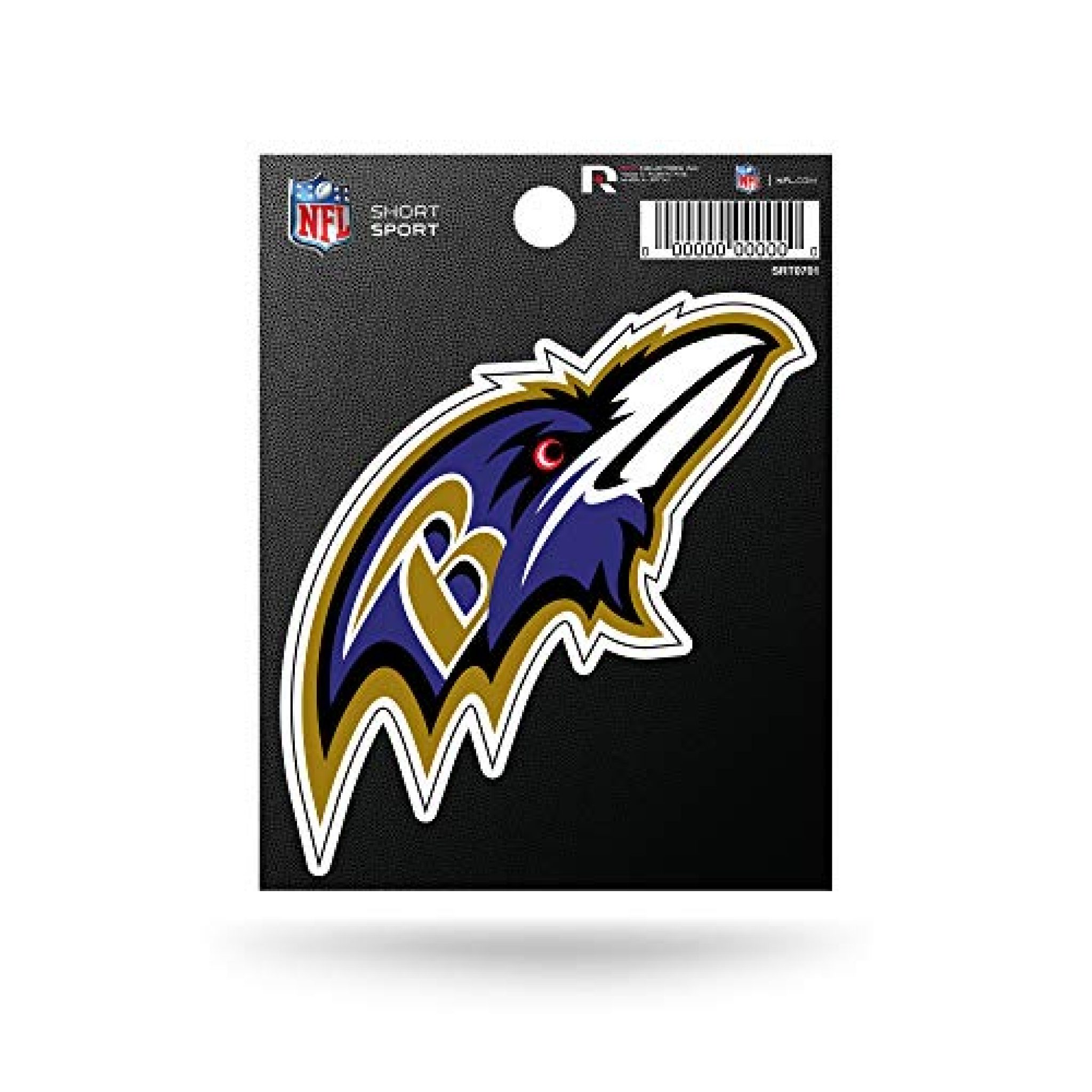 Baltimore Ravens Logo Sticker Die Cut | Sports Hard Hats