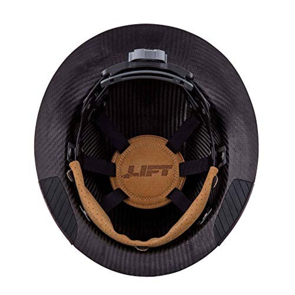 Lift Safety DAX Fifty 50 Green Carbon Fiber Full Brim Hard Hat | Sports ...