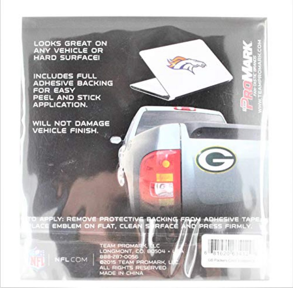 Green Bay Packers Auto Emblem | Sports Hard Hats