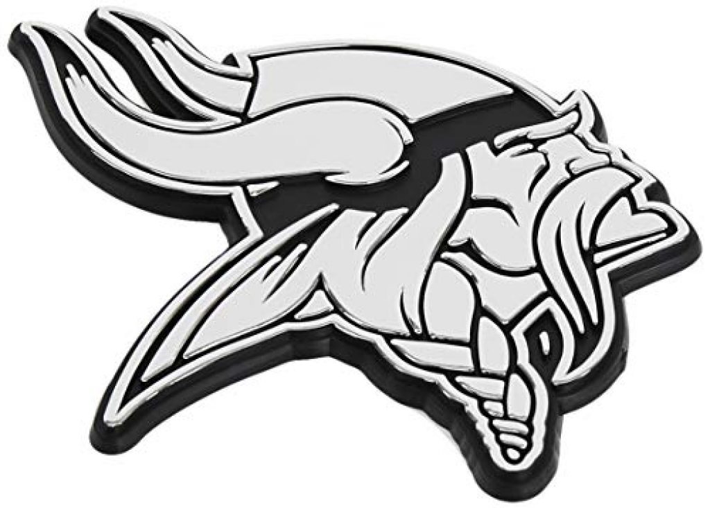 Minnesota Vikings Molded Auto Emblem | Sports Hard Hats