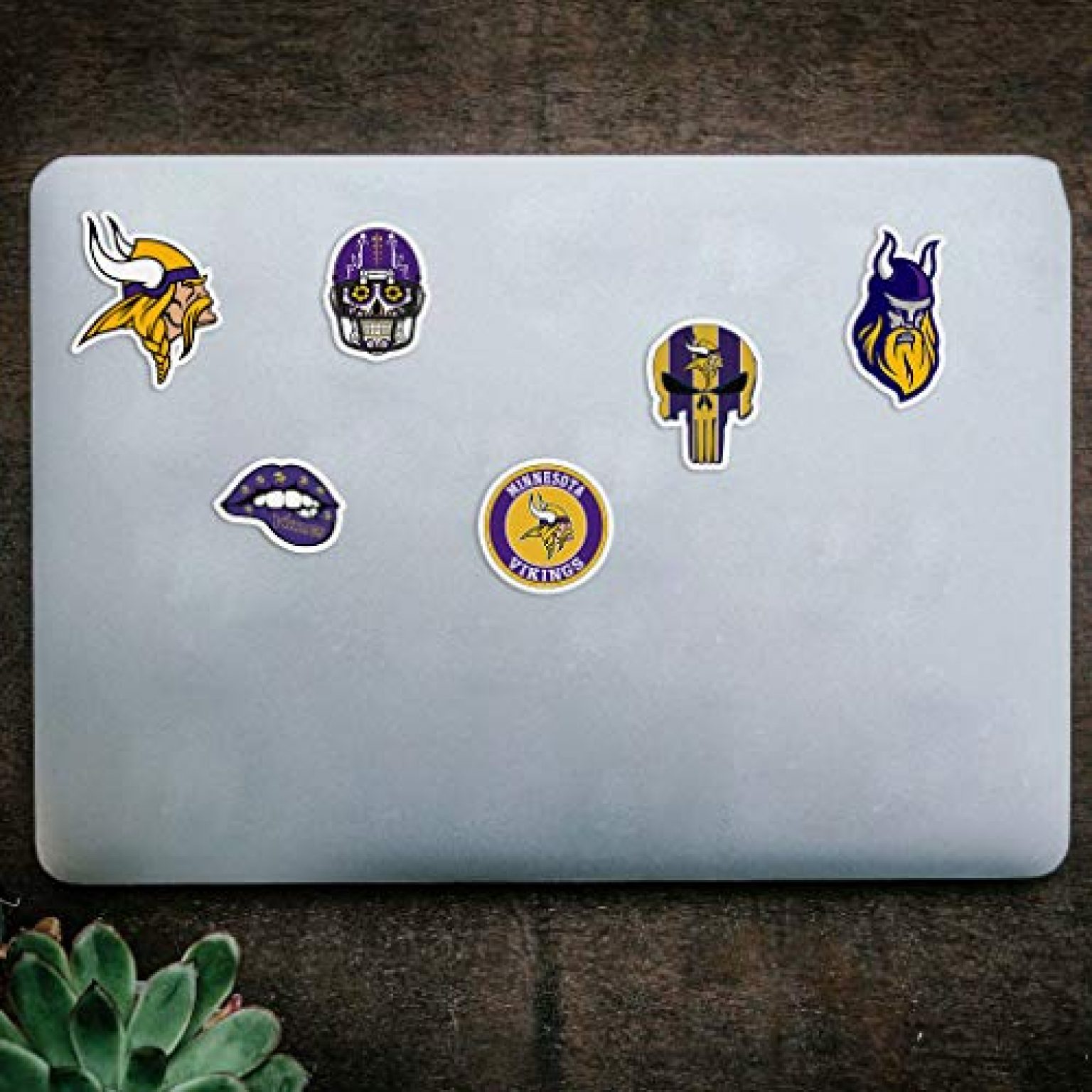 Minnesota Vikings Sticker Sheet 28-Piece Set | Sports Hard Hats