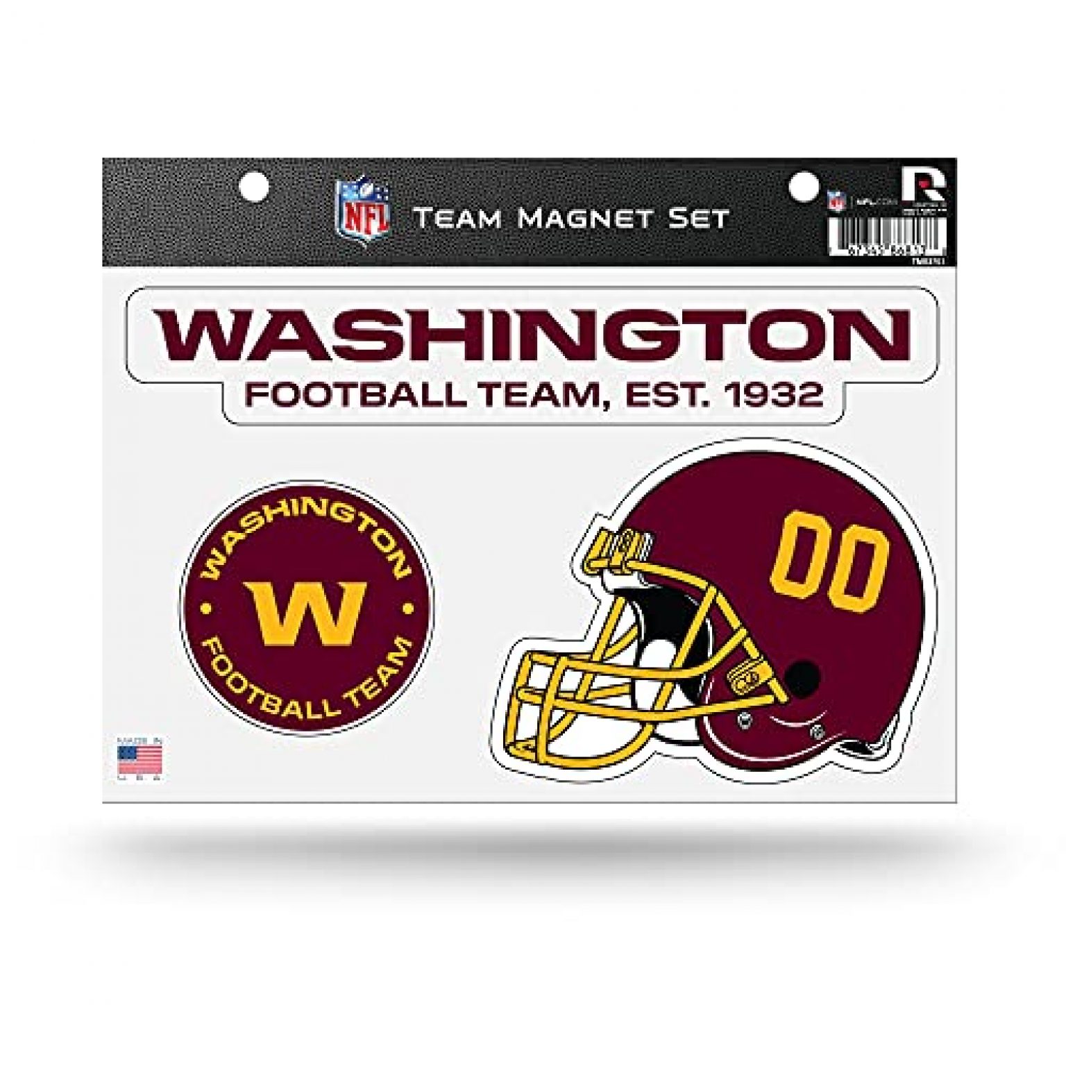 Washington Football Team Magnet Sheet | Sports Hard Hats