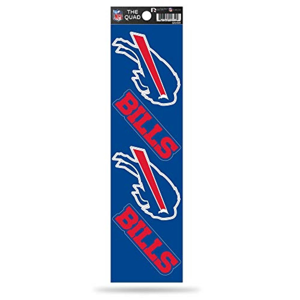 Buffalo Bills 4-Piece Sticker Sheet | Sports Hard Hats