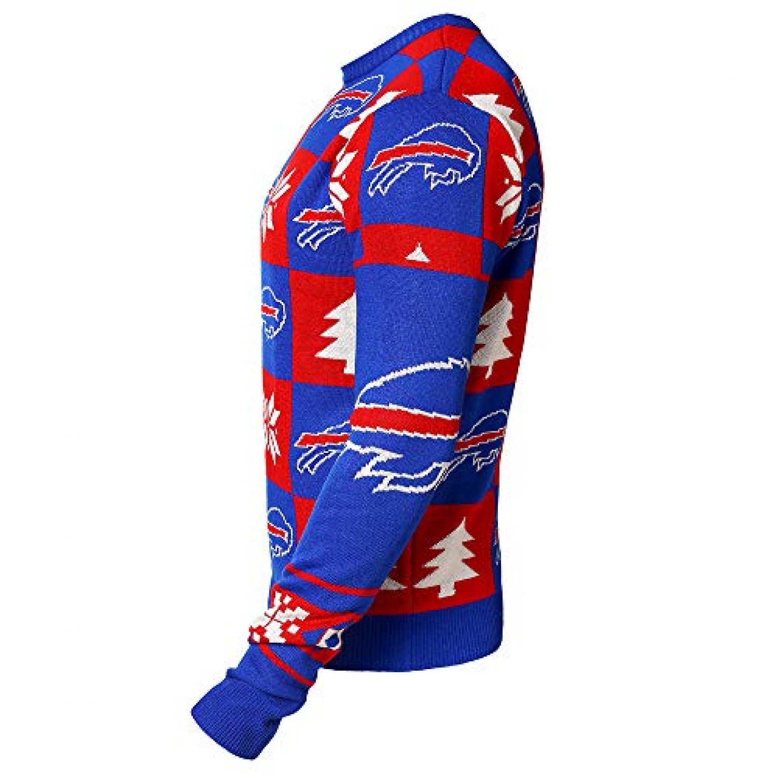 Buffalo Bills Patches Ugly Sweater | Sports Hard Hats