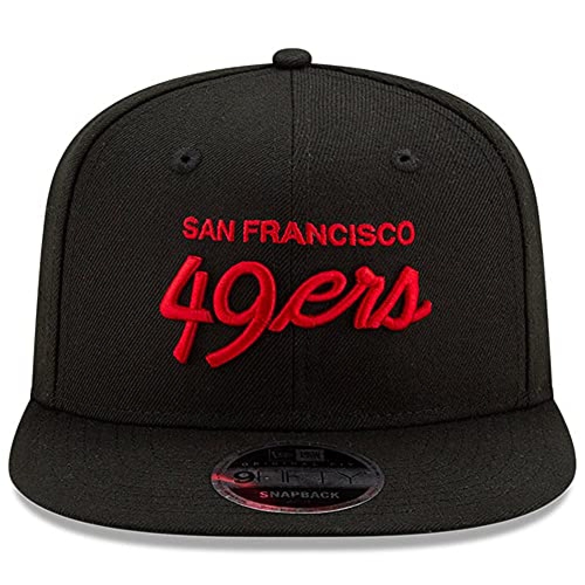 Cursive Font San Francisco 49ers Fitted Hat | Sports Hard Hats