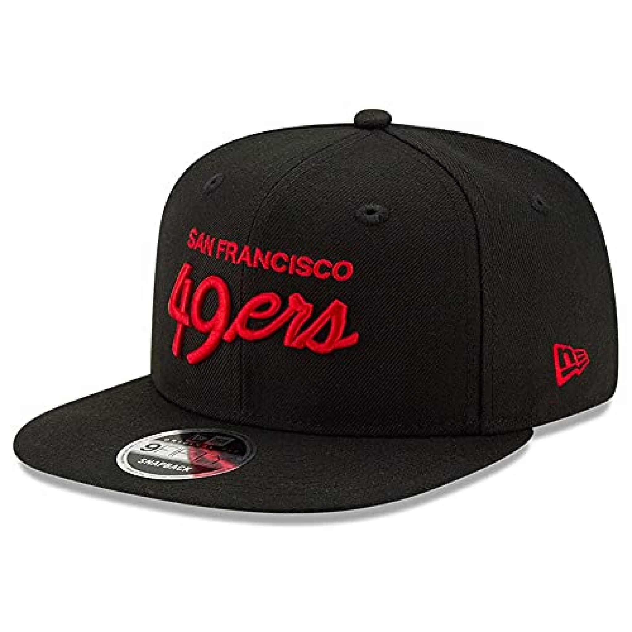 Cursive Font San Francisco 49ers Fitted Hat | Sports Hard Hats