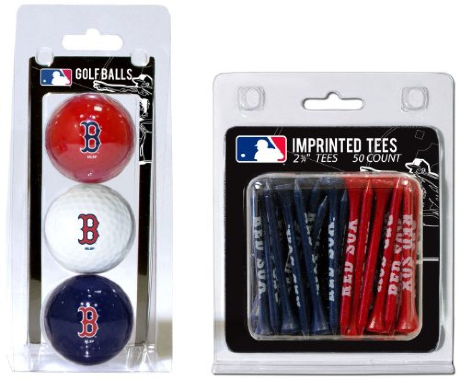 Boston Red Sox Golf Tees 50 Count | Sports Hard Hats