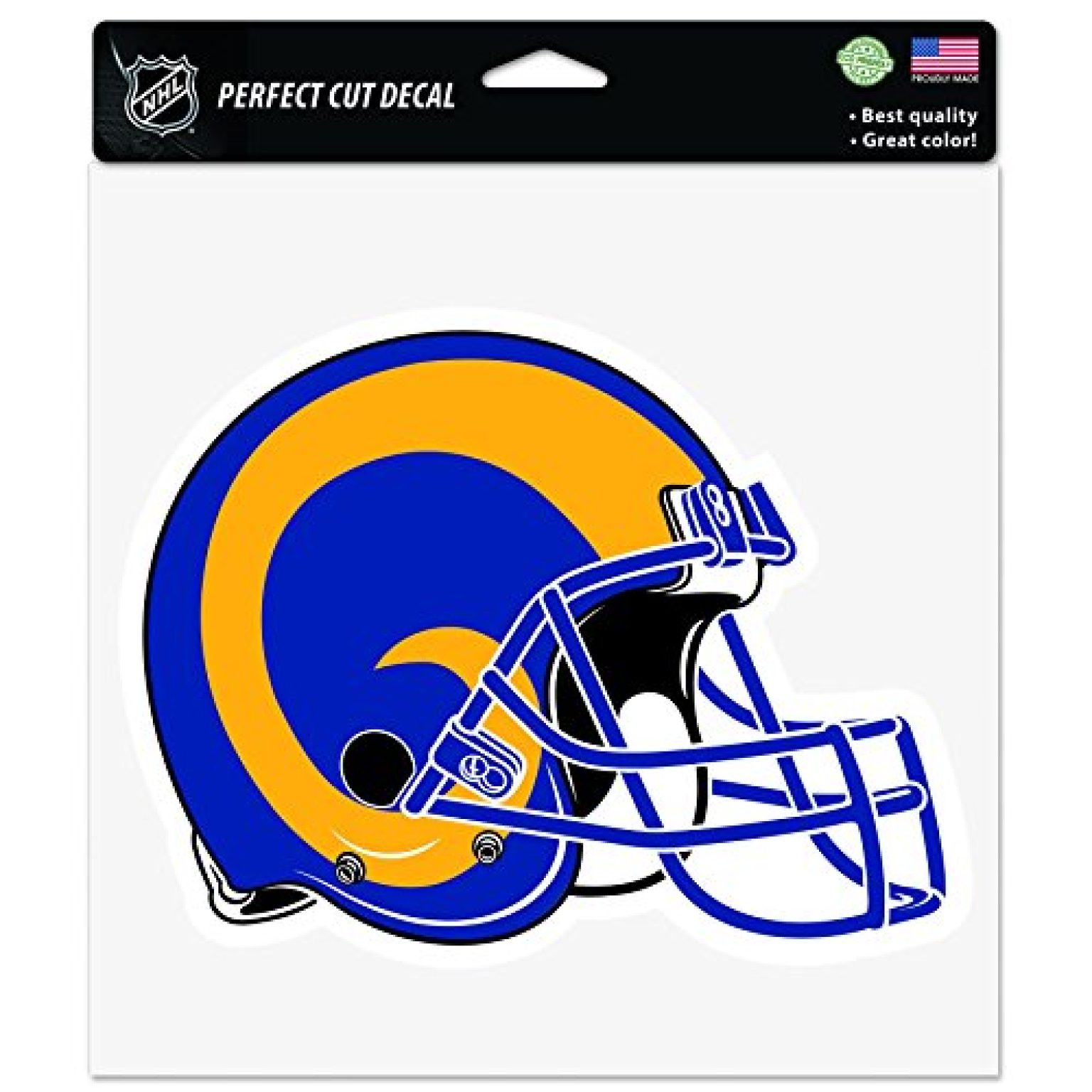 Los Angeles Rams Helmet Sticker Decal | Sports Hard Hats