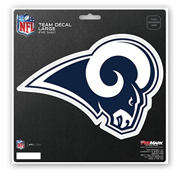 Los Angeles Rams Sticker 8x8 Inch | Sports Hard Hats