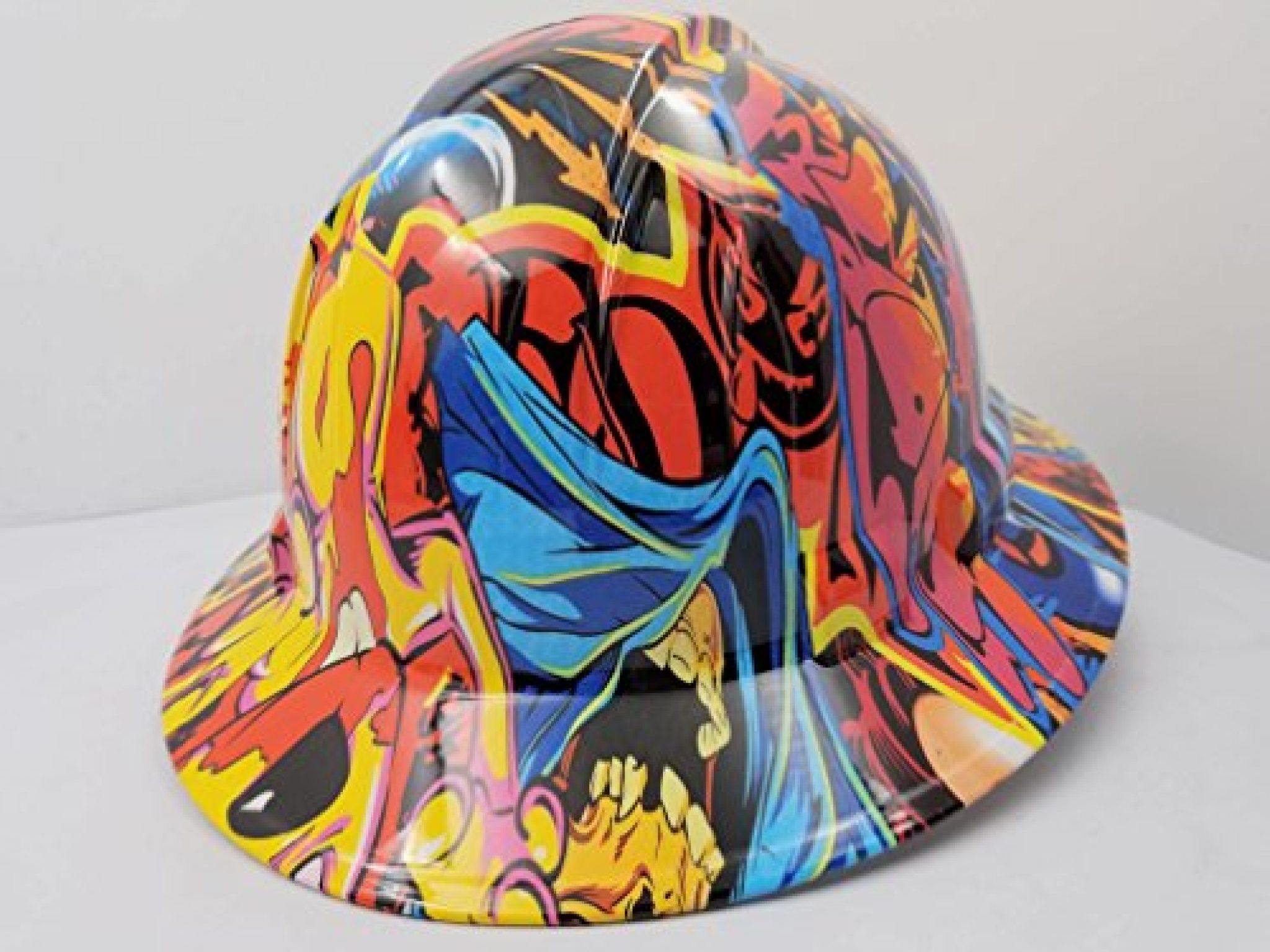 Wet Works Imaging “Killer Rabbit Extreme Graffiti” Full Brim Hard Hat ...
