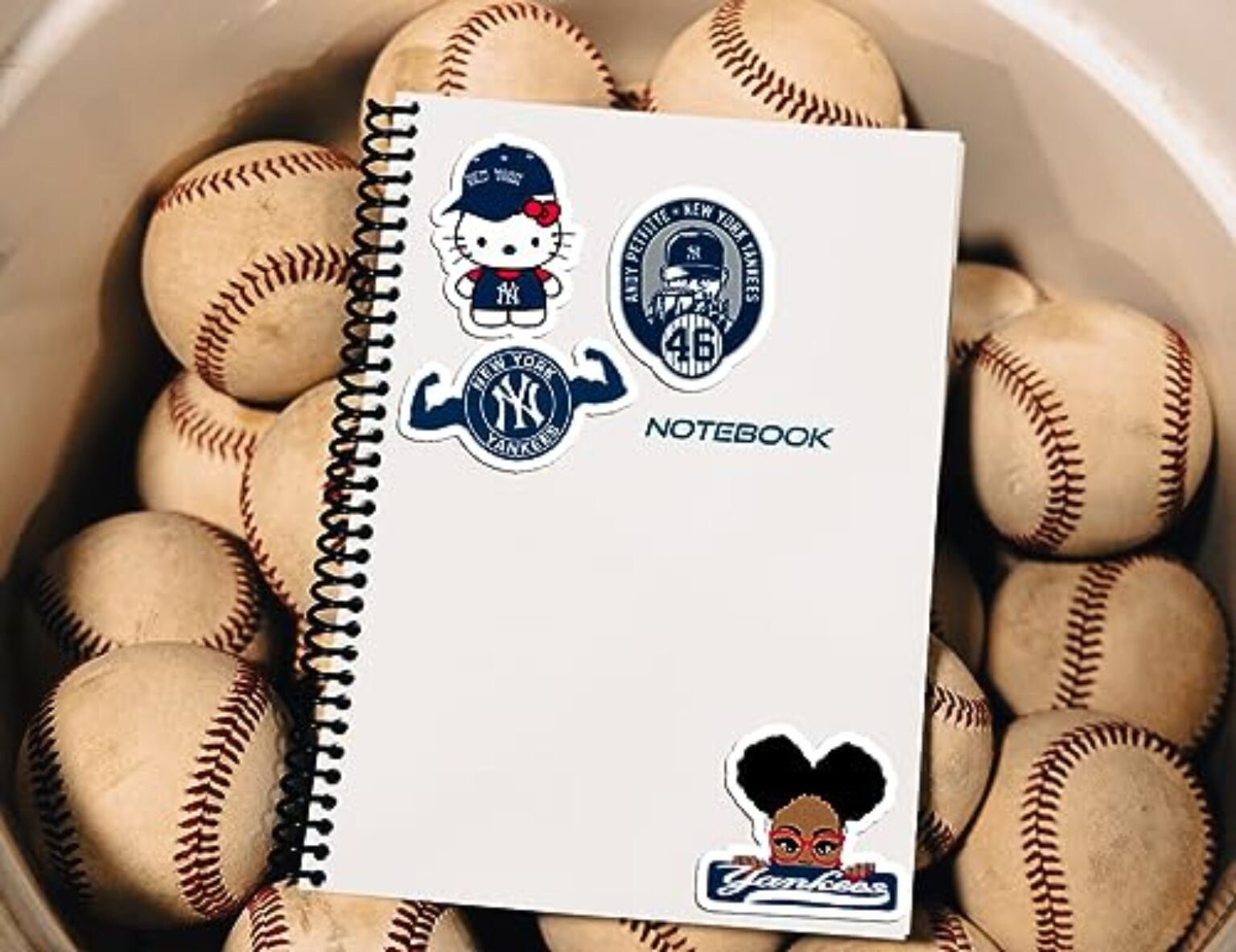New York Yankees Decal Stickers (Set of 35) | Sports Hard Hats